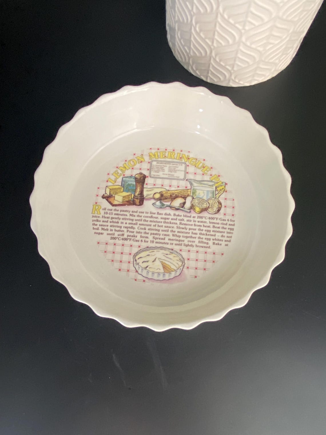 Ashley Ceramics Lemon Meringue Dish - Etsy