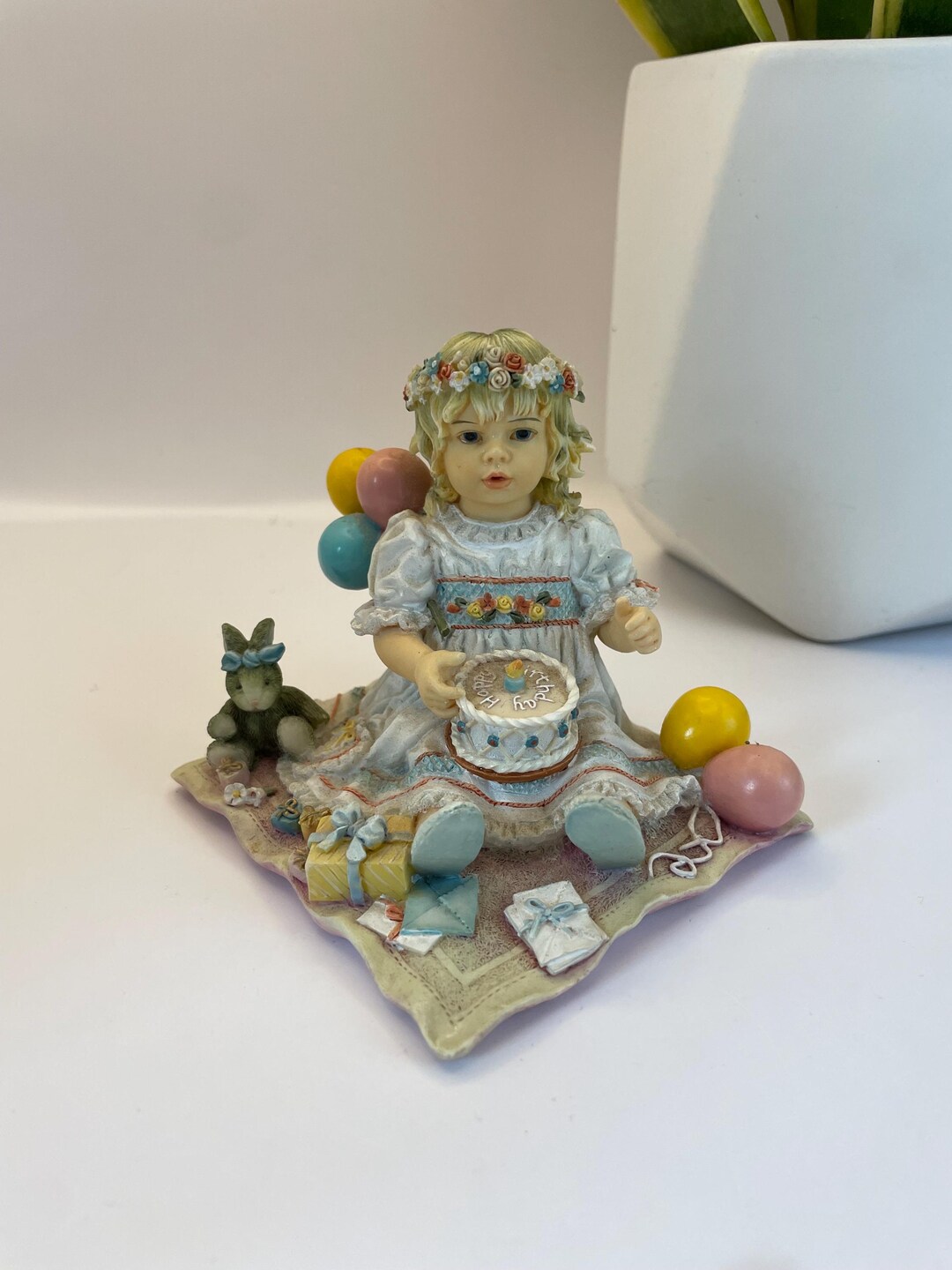 Cake Topper. Birthday Girl Figurine. - Etsy