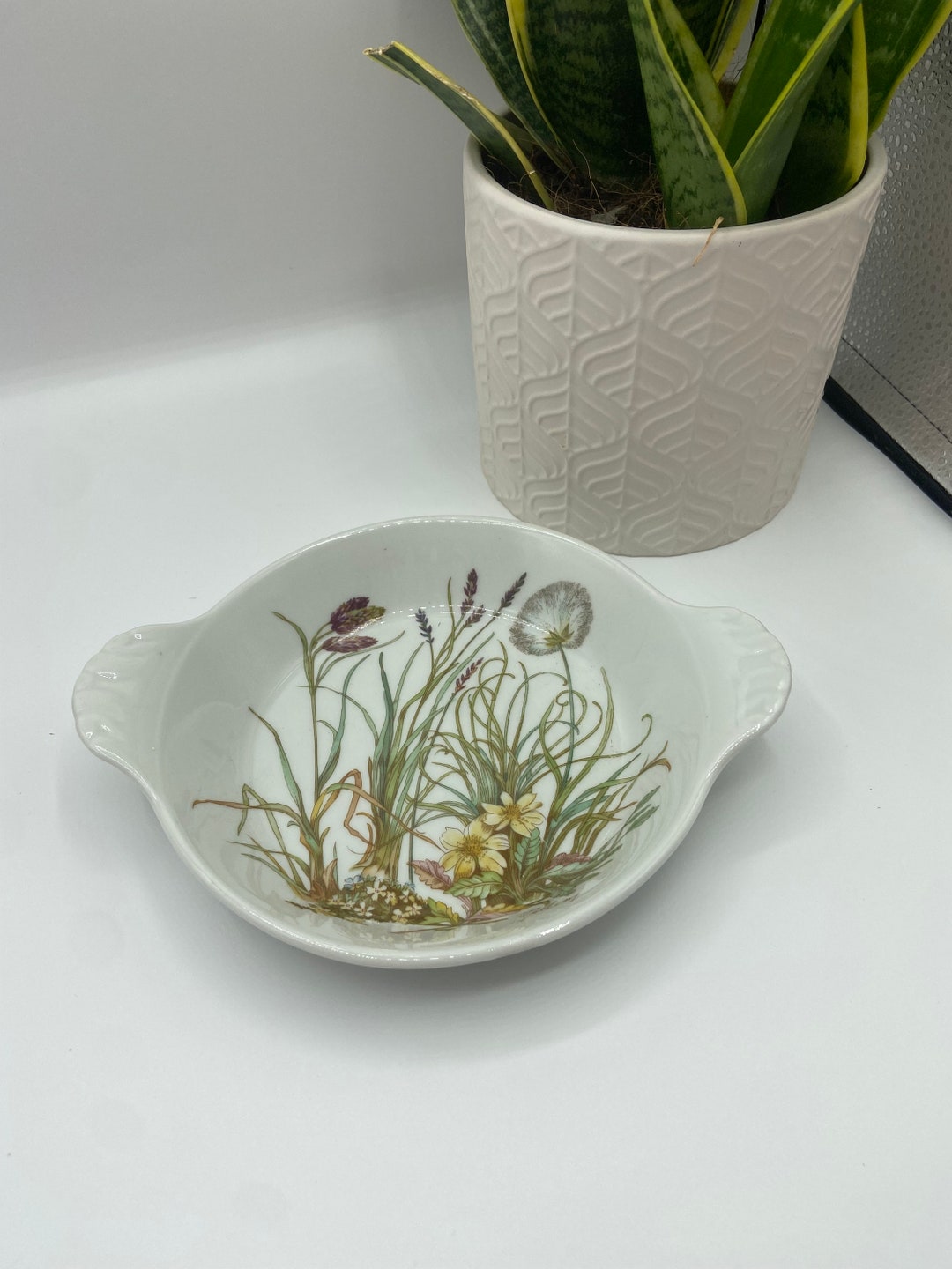 French Pillivuyt "molling" Botanical Gratin Dish - Etsy UK