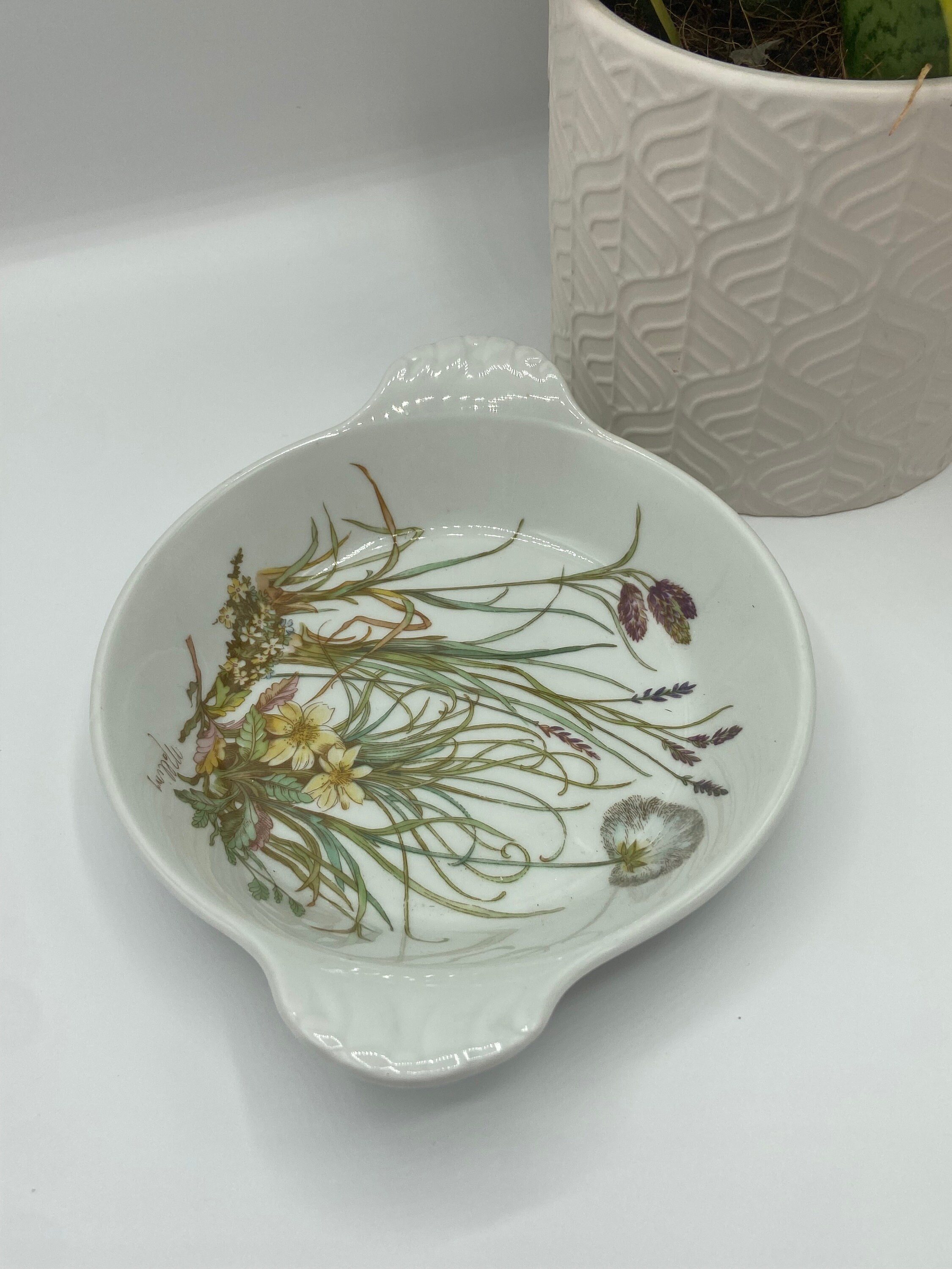 French Pillivuyt molling Botanical Gratin Dish - Etsy UK