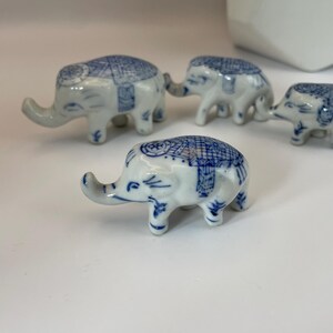 4 Chinese Porcelain Elephant Figurines. - Etsy