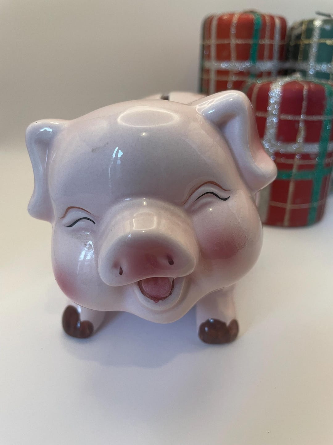 Rare Pink Piggy Bank - Etsy