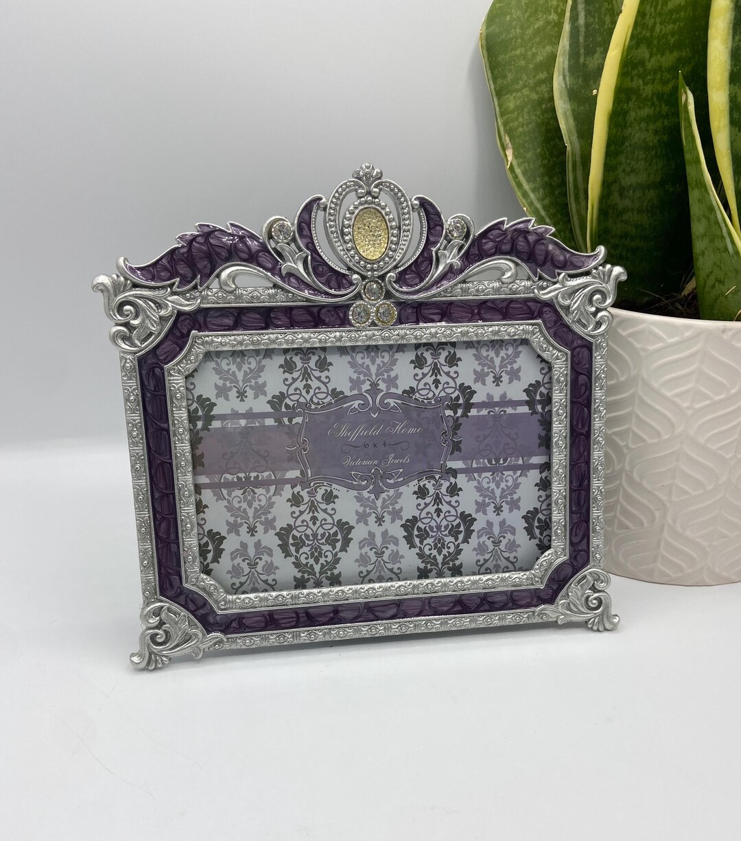 Perple Enamel Photo Frame - Etsy