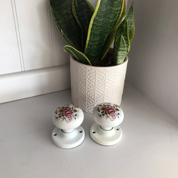 Porcelain Door Knobs - Etsy UK