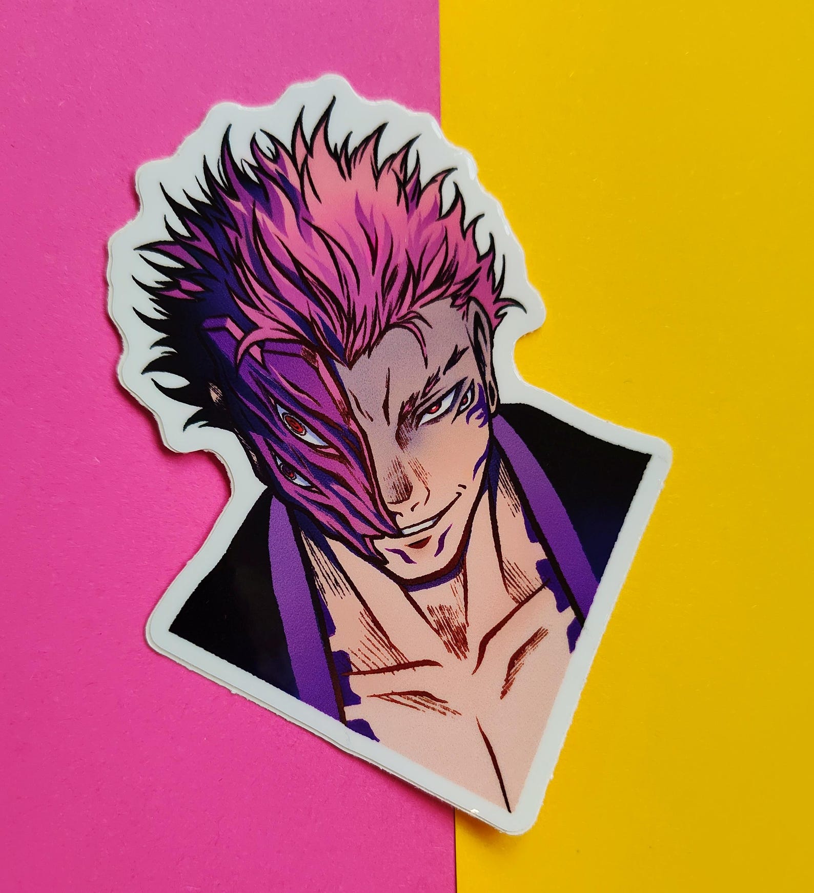 Sorcery Fight True Form Sukuna Sticker - Etsy