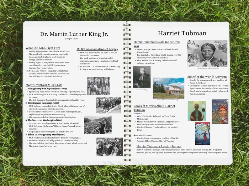 Black History Month Unit Study: Interactive Learning (digital Download ...