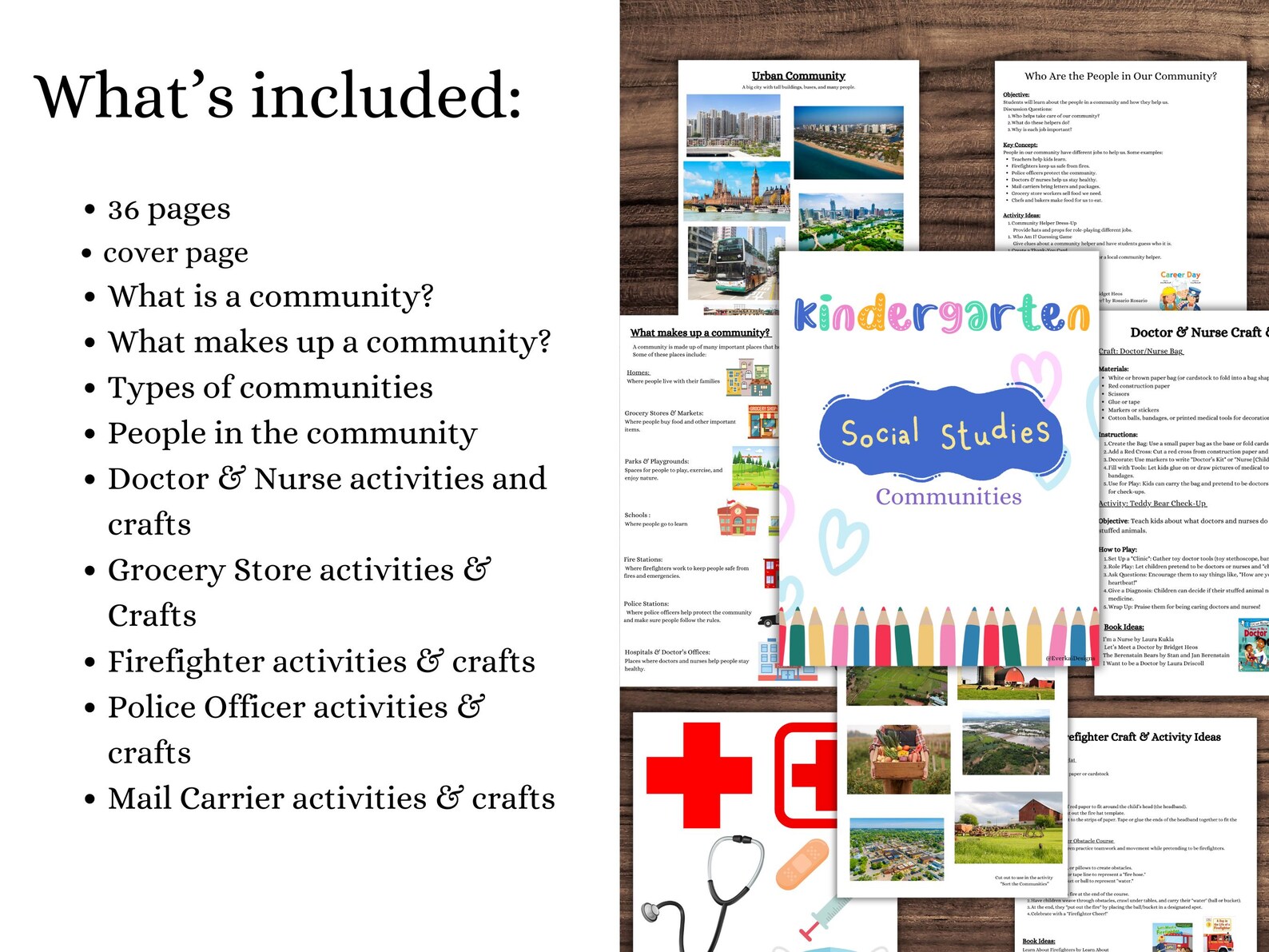 Community Helpers Unit Study | Kindergarten Unit Study | Homeschool ...