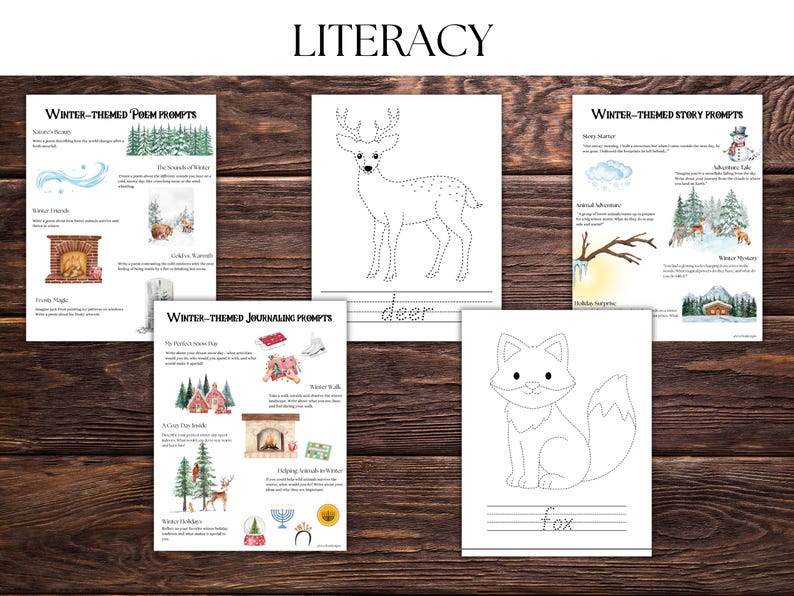 Winter Unit Study: Homeschool Curriculum (digital Download) - Etsy