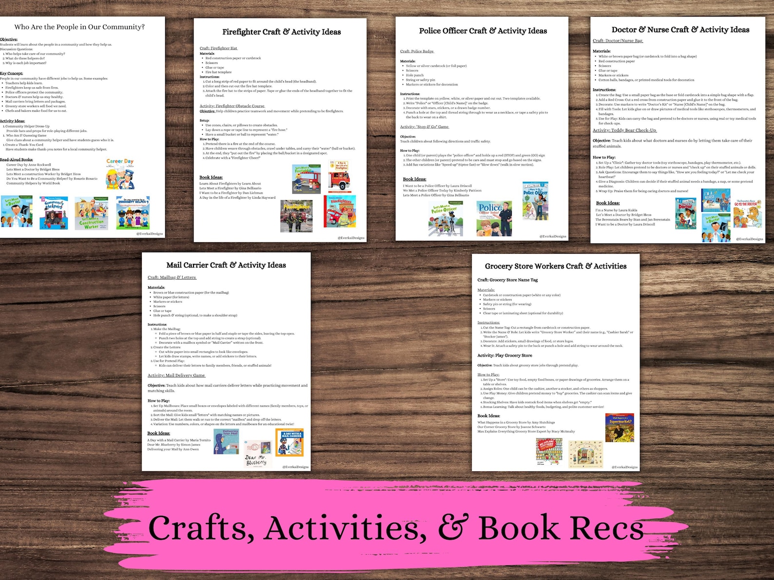 Community Helpers Unit Study | Kindergarten Unit Study | Homeschool ...