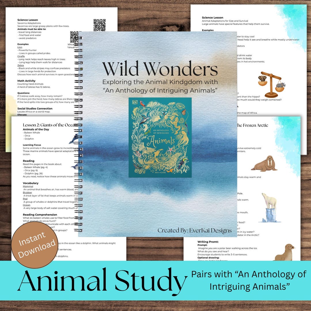 Animal Unit Study | an Anthology of Intriguing Animals | Homeschool ...