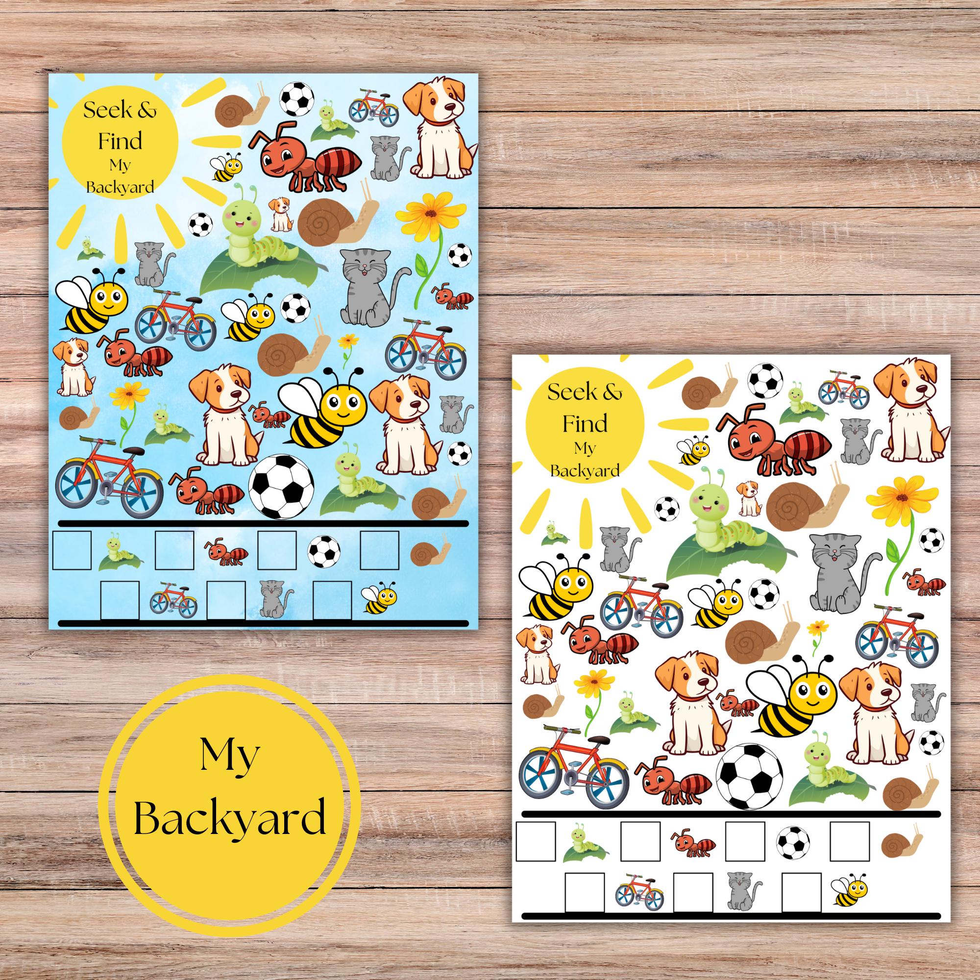 Seek and Find Worksheet | I Spy | Ocean Animals | Forest Animals ...