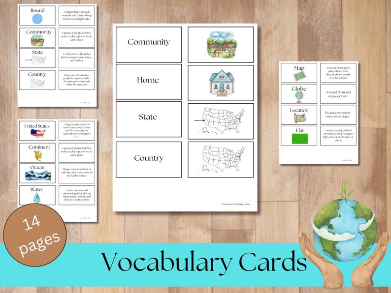 Mapping My World Geography Unit Study | Continents, Oceans, Maps (PDF ...