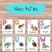 Animal Alphabet Flashcards ABC Flashcards Homeschool Preschool Alphabet ...