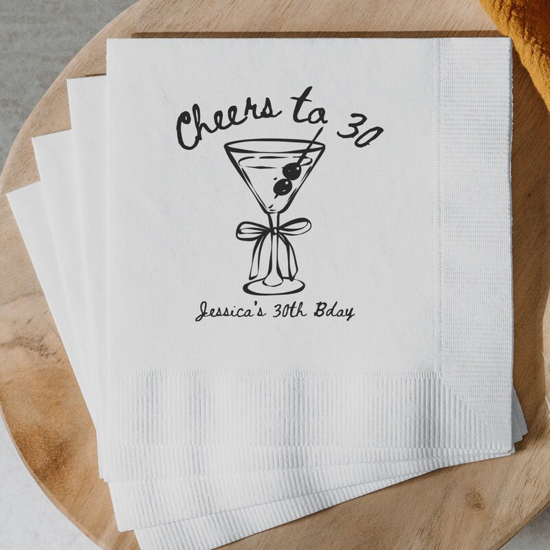Birthday Napkins - Etsy