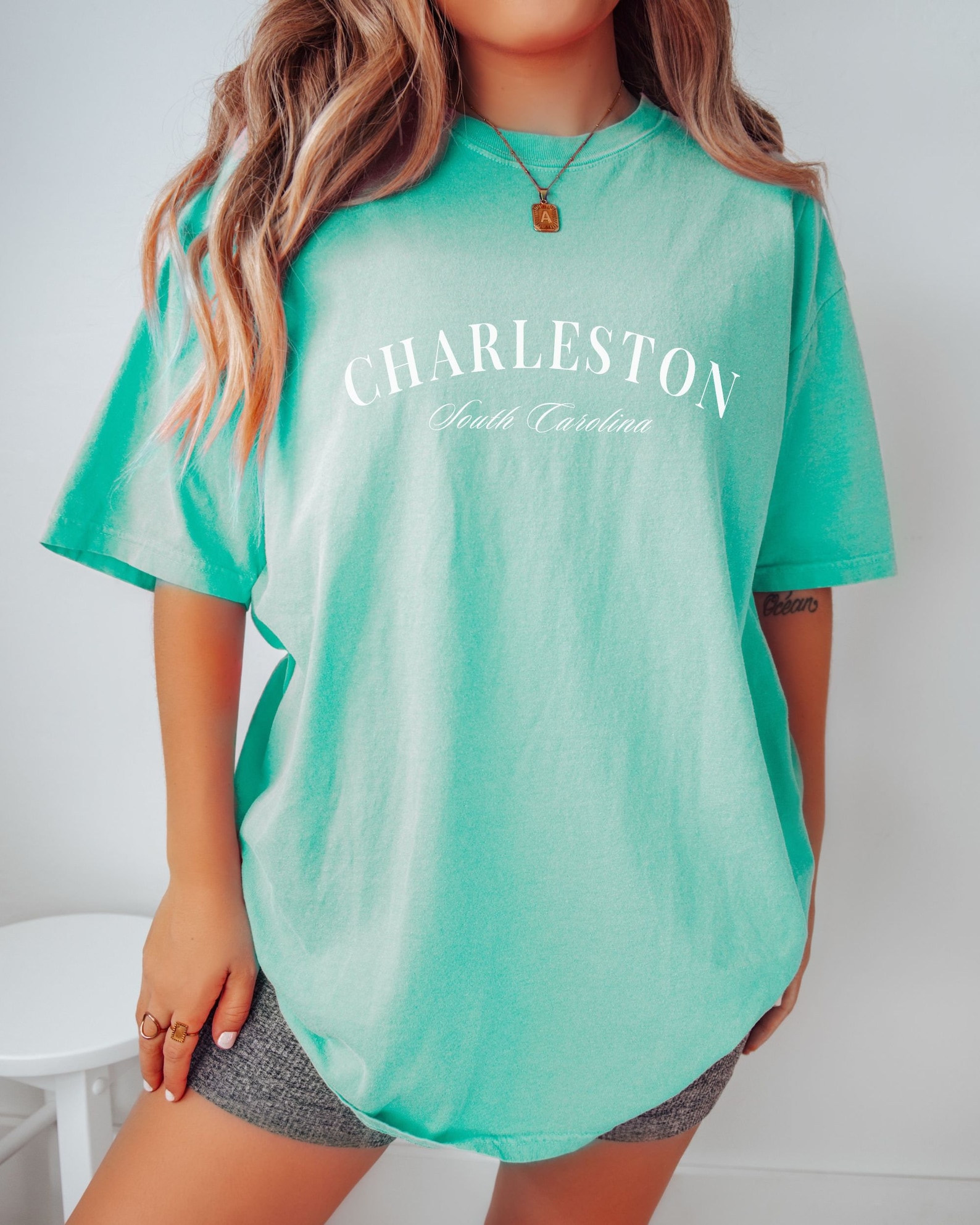 Charleston Shirt, Comfort Colors Trendy Varsity T Shirt, Aesthetic ...
