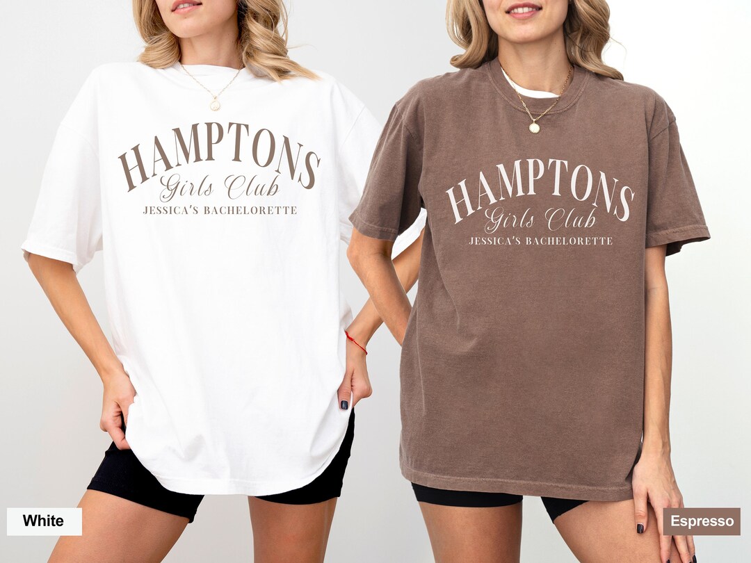 Luxury Bachelorette Merch, Custom Hamptons Bachelorette Shirts, the ...