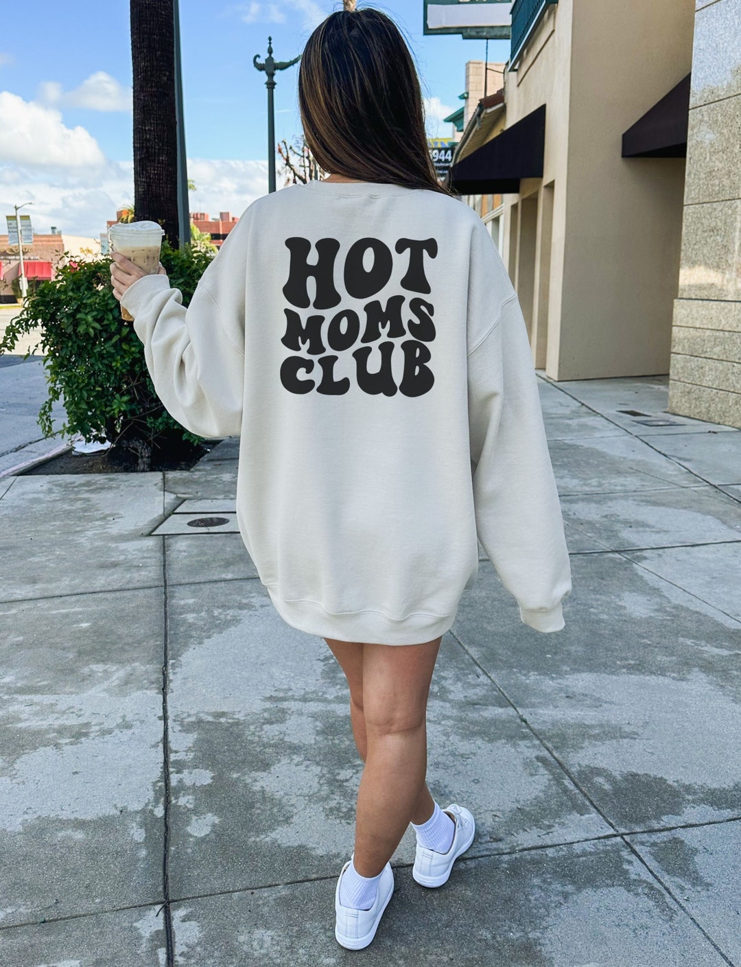 Hot Moms Club Sweatshirt, Retro Mom Sweatshirt, Mom Crewneck, Mama ...