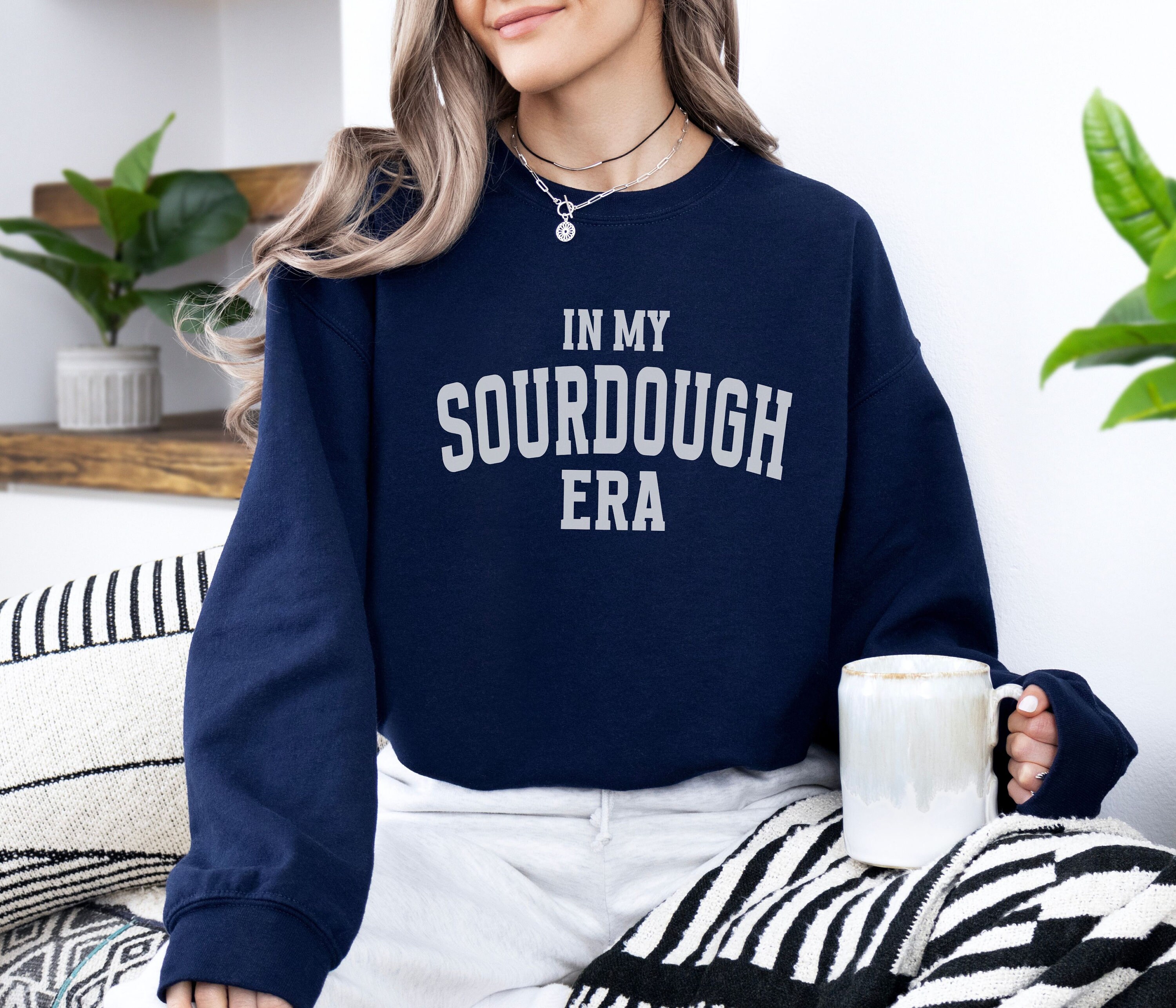 Sourdough Sweatshirt, in My Sourdough Era Sweatshirt, Funny Bread ...