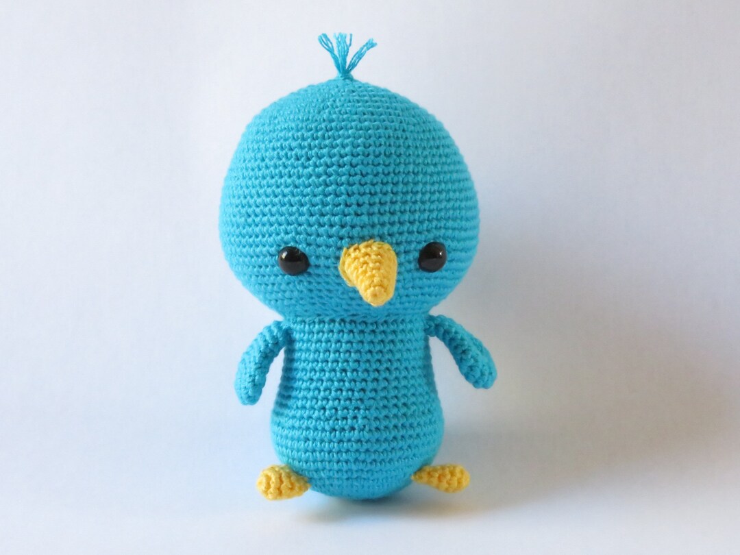 Bluebird Plush Crochet Stuffed Animal Amigurumi - Etsy
