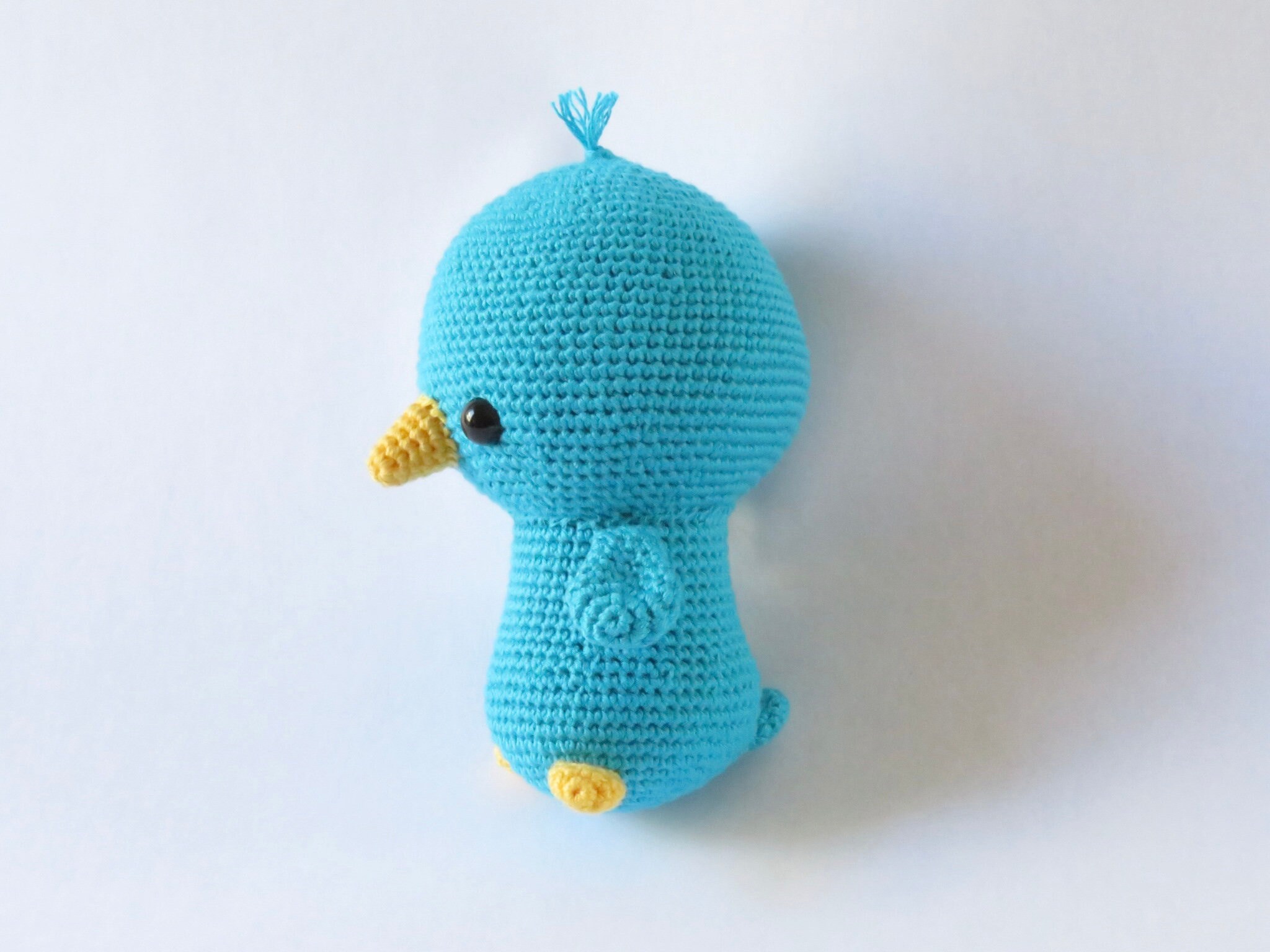 Bluebird Plush Crochet Stuffed Animal Amigurumi - Etsy