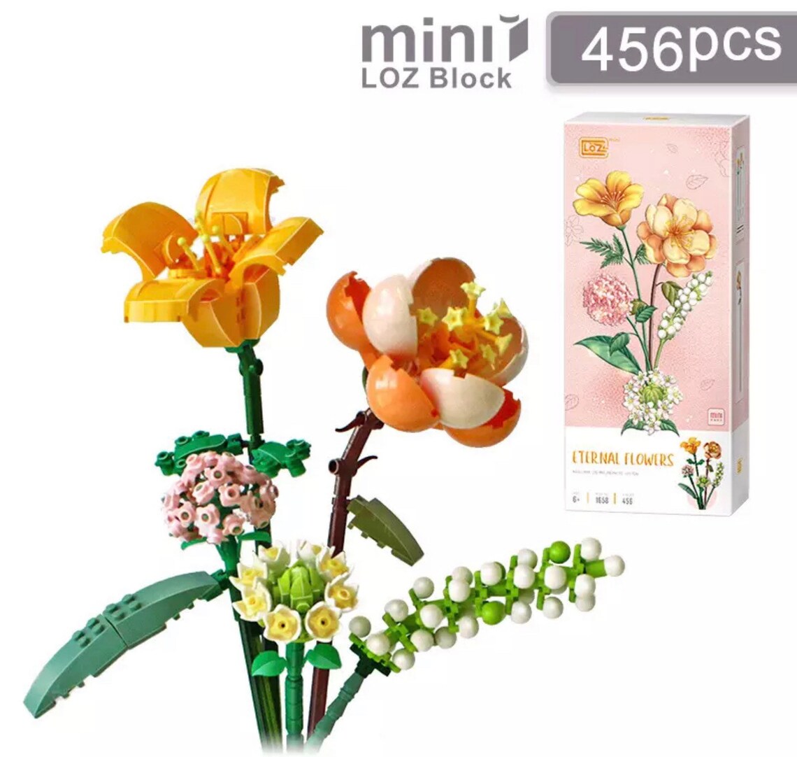 Beautiful Nano Block / Building Blocks Flowers - Etsy