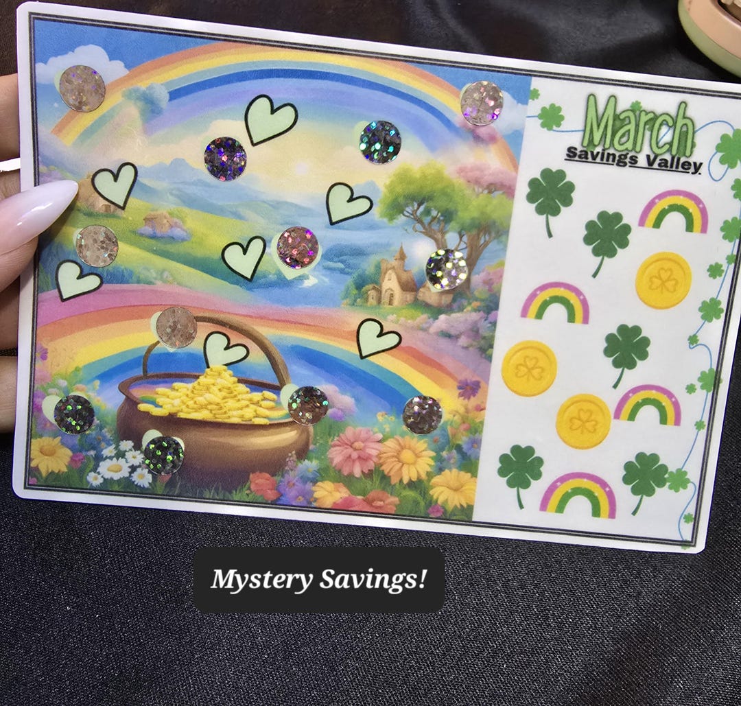 March Into Savings Mystery Scratch off and Card Game Savings Challenge ...