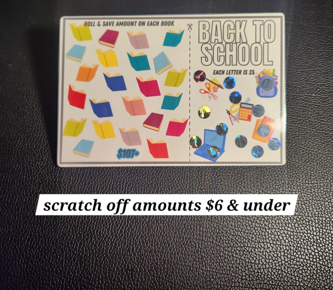 Back to School 3 in 1 Savings Challenge - Etsy