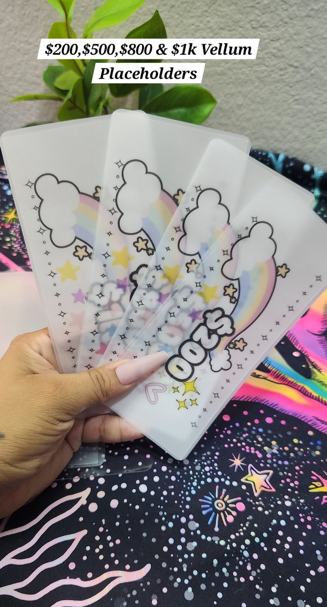 Vellum Placeholders, Cash Stuffing Essentials, Pastel Vibes , Budgeting ...