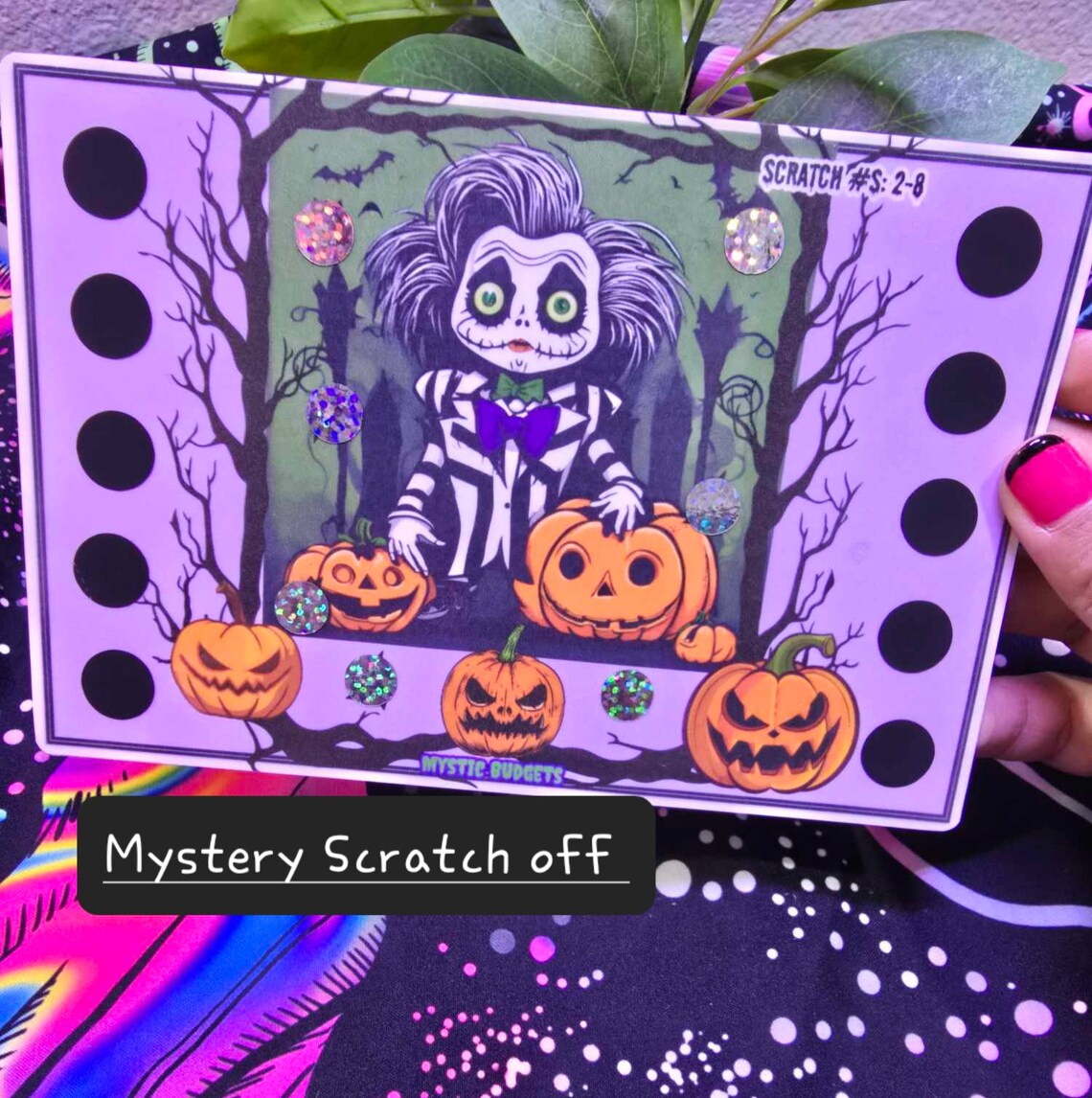 Mystery Halloween Scratch off Savings Challenge - Etsy