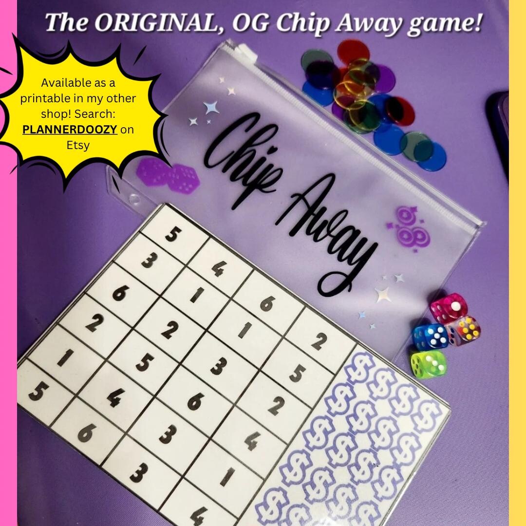 Chip Away Savings Challenge - Etsy