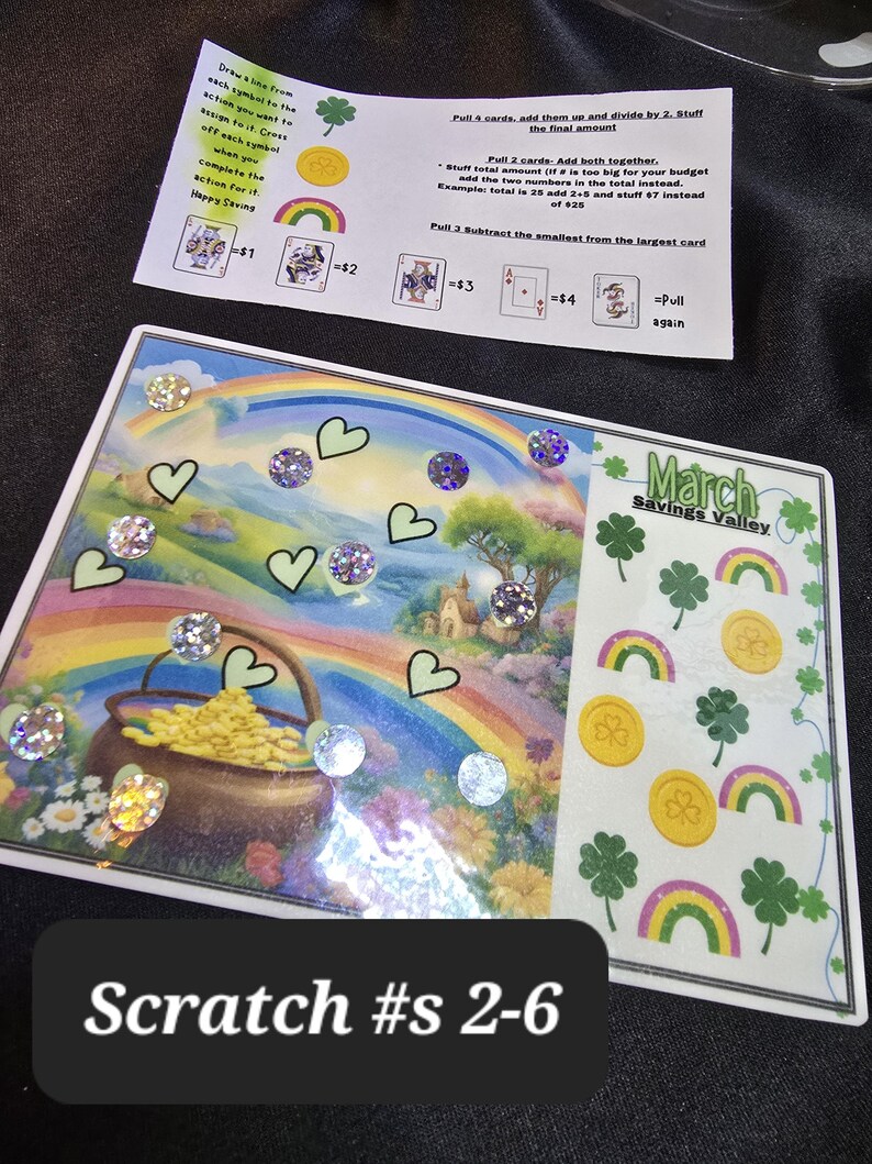 March Into Savings Mystery Scratch off and Card Game Savings Challenge ...