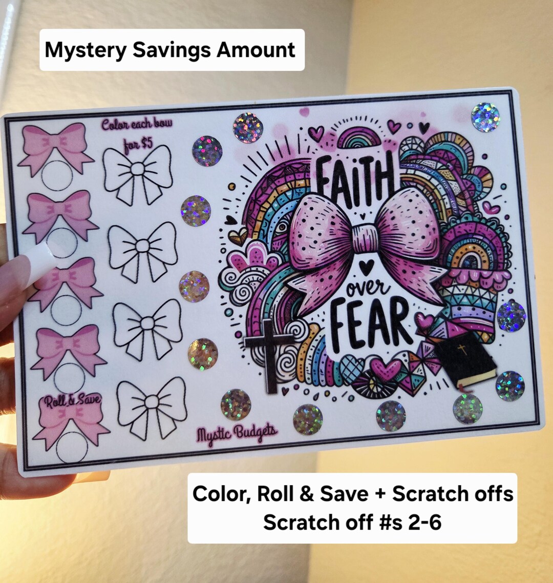 Faith Over Fear Savings Challenge - Etsy