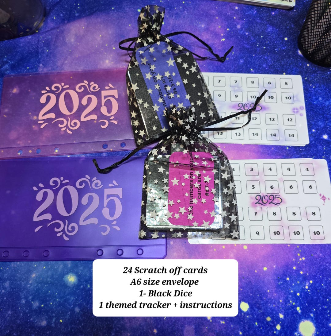 2025 Dice Game , Scratch off Savings Challenge - Etsy