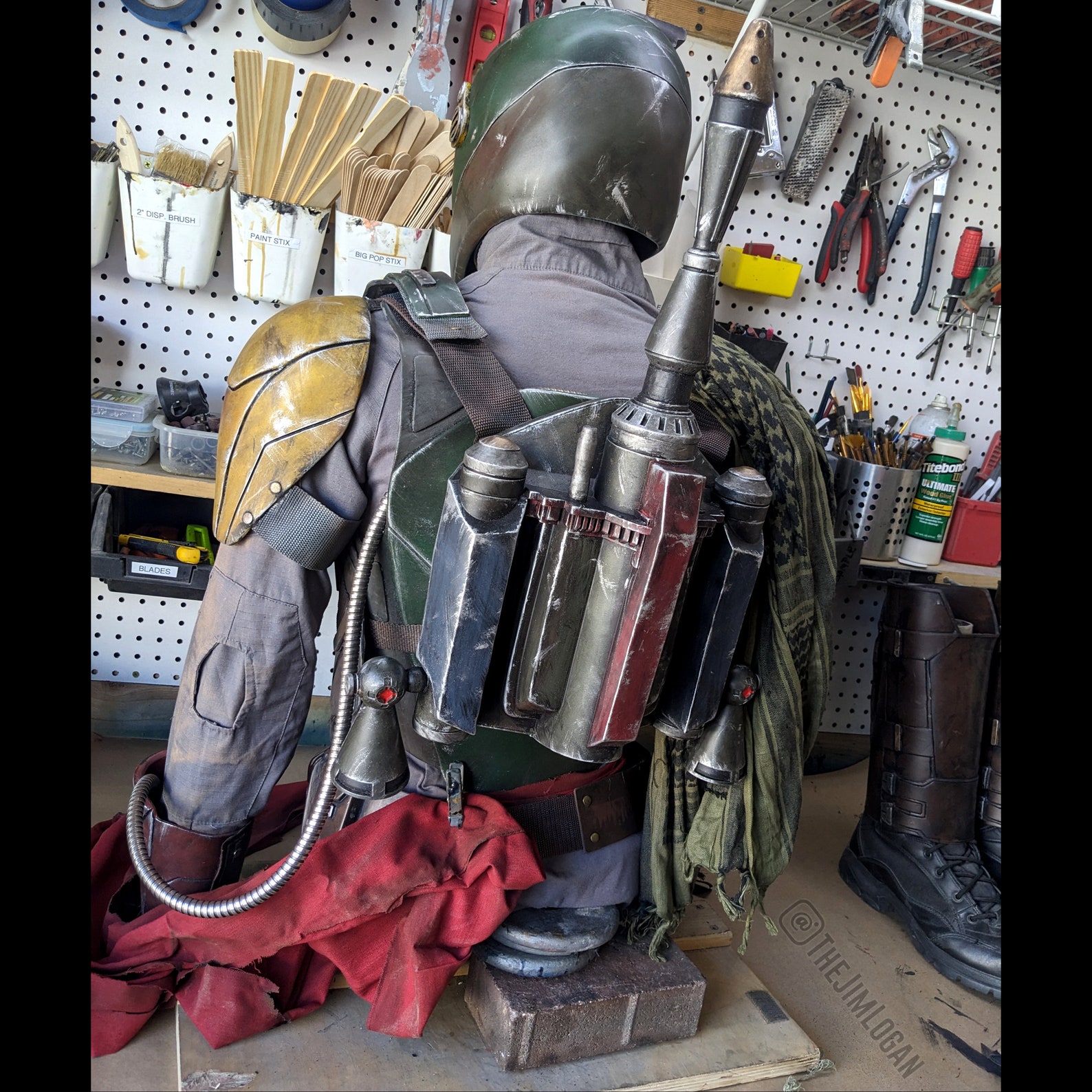 Original BOUNTY HUNTER Full Armor Costume Cosplay Inspired by - Etsy