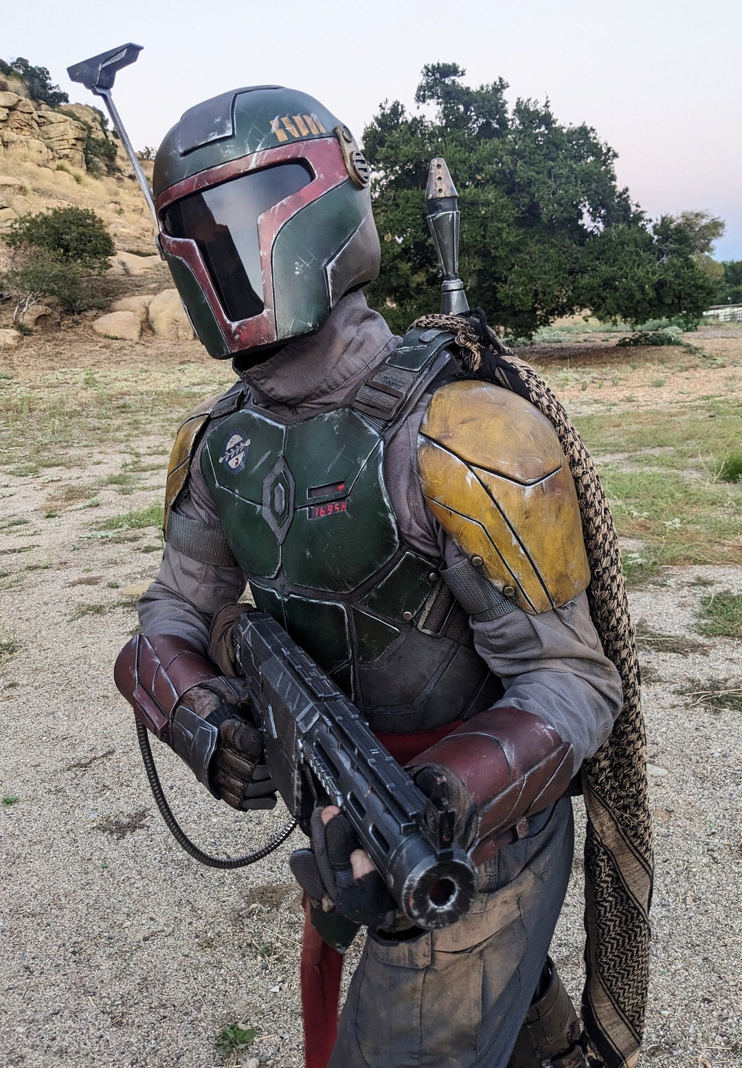 Original BOUNTY HUNTER Full Armor Costume Cosplay - Etsy