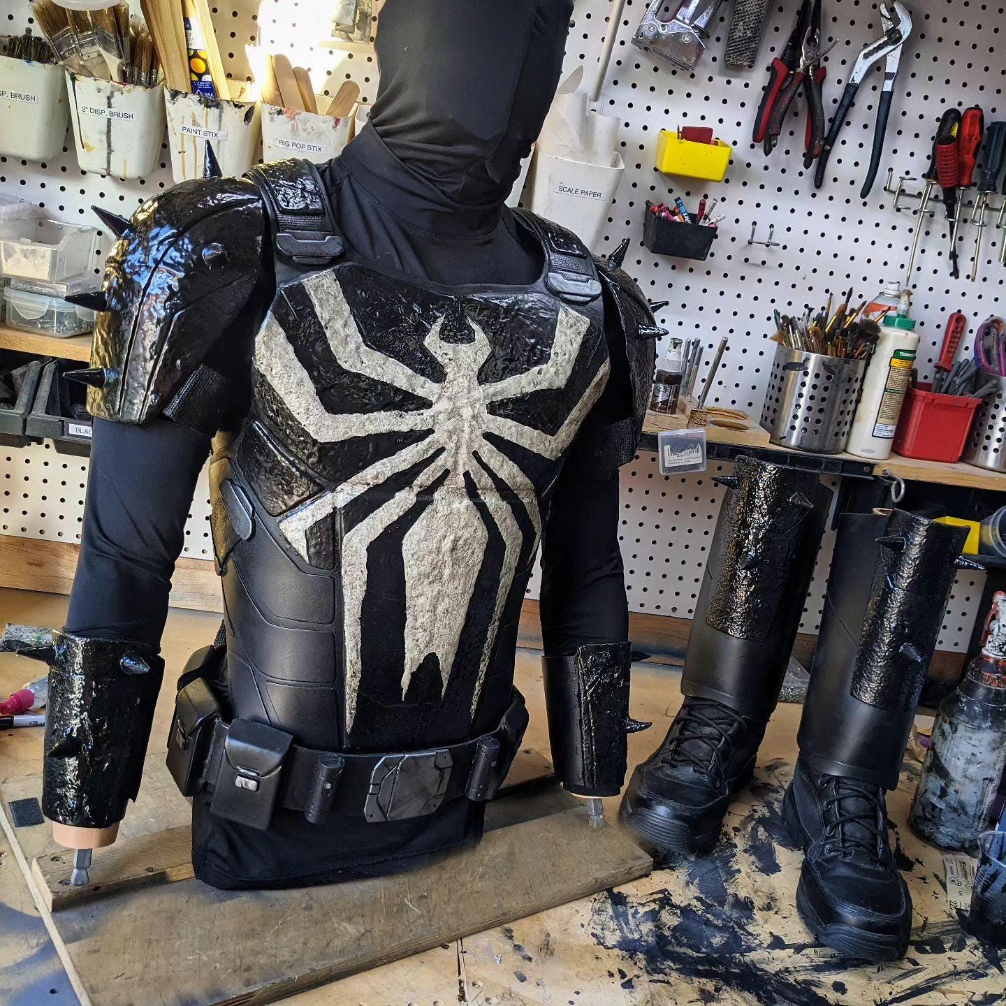 Agent Venom Costume Cosplay] My Agent Venom Costume For Halloween.