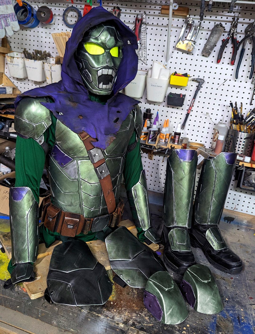 Crazy Spider Scientist Bad Guy #36 Goblin Man FULL SET - Any Colors - Etsy