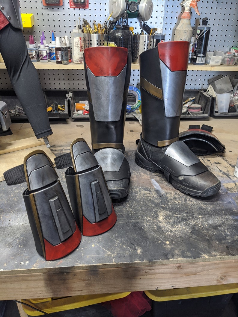 Armored Guards V1 ANY COLOR/STYLE gauntlets, Boot, Thigh - Etsy