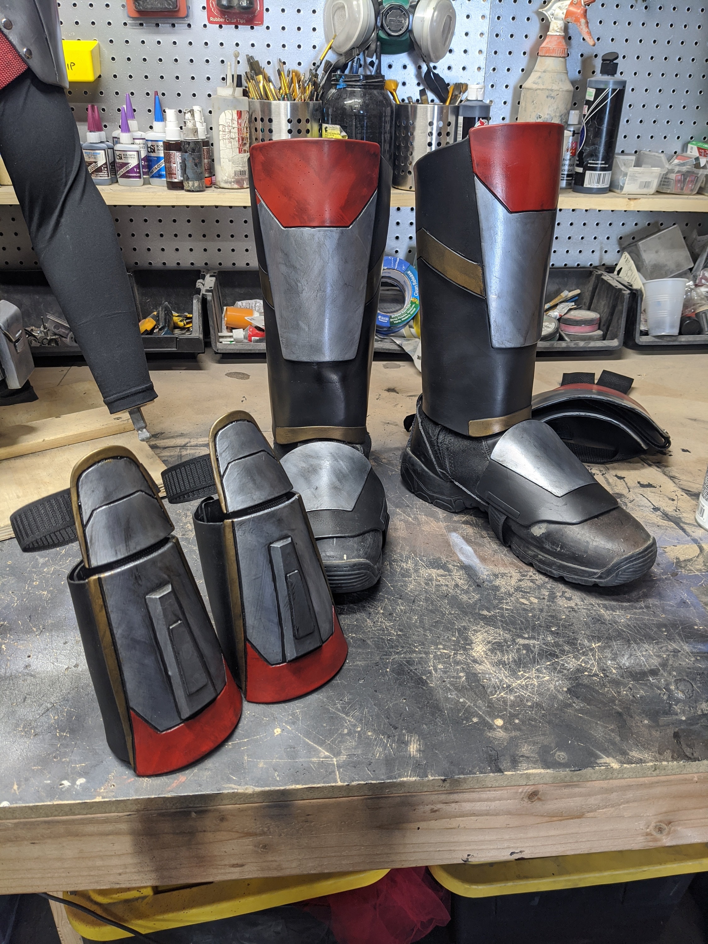 Armored Guards V1 ANY COLOR/STYLE gauntlets, Boot, Thigh - Etsy