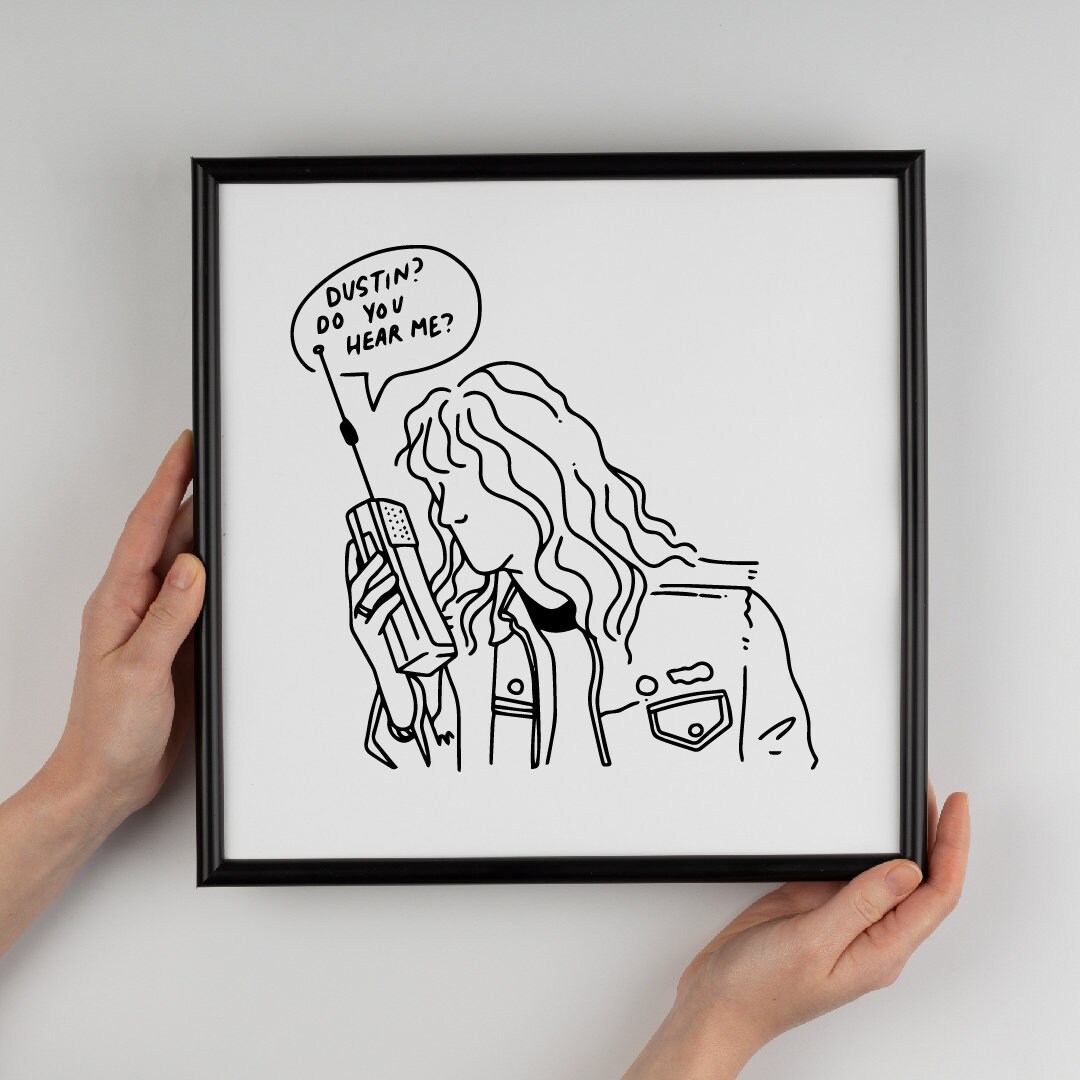 EDDIE MUNSON Talking With Dustin From Stranger Things, Illustration ...