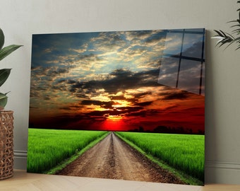 Tempered Glass Wall Art - Etsy
