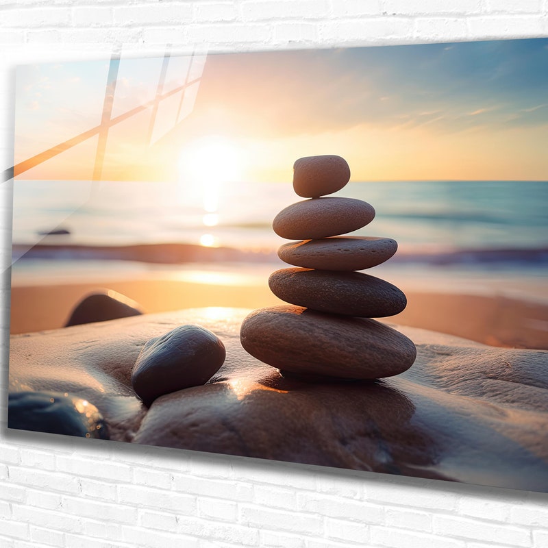 Zen Rocks Wall Art - Etsy