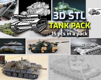 Tank 3d Print Files - Etsy