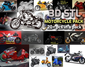 Motorcycle Stl 3d Printing - Etsy