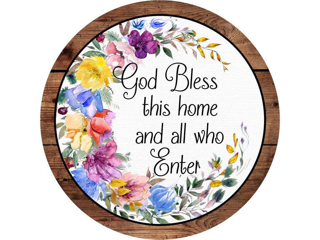 Rustic Spring Daisy Flowers Barn Wood Wreath Sign, Floral Watercolor ...