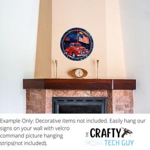 Farmhouse Patriotic Chicken Wreath Sign, USA Chicken Sign, Red White ...