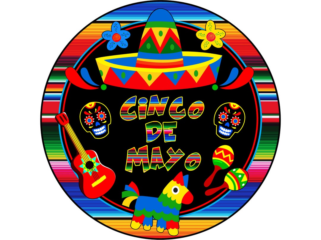 Cinco De Mayo Fiesta Sombrero Metal Wreath Sign, Hispanic Heritage ...