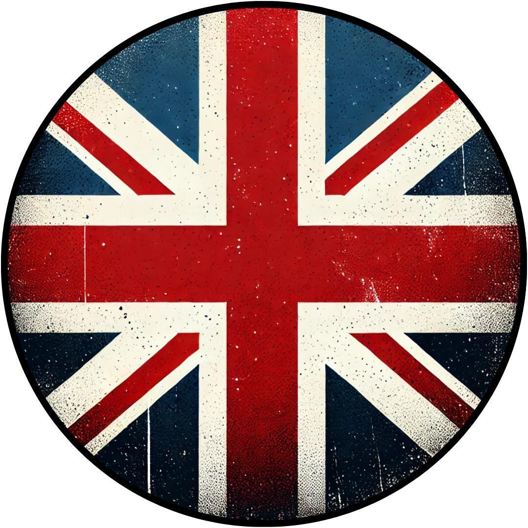 Distressed British Flag Sign, Vintage Union Jack Wall Art, 12 Inch ...