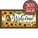Yellow Polka Dot Bee Hive With Sunflowers Wreath Sign, Sign for Summer ...