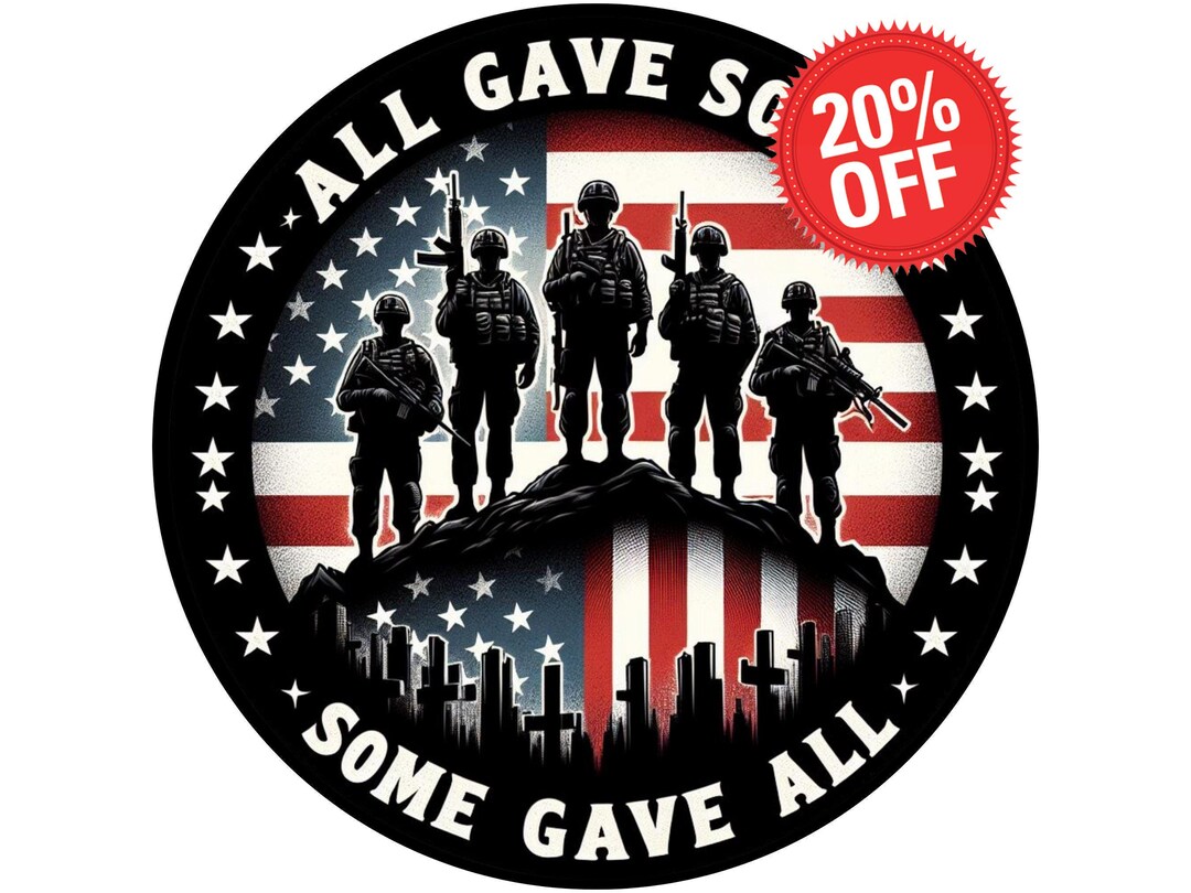 Military Support Remembrance Metal Wreath Sign, American Flag Soldiers ...